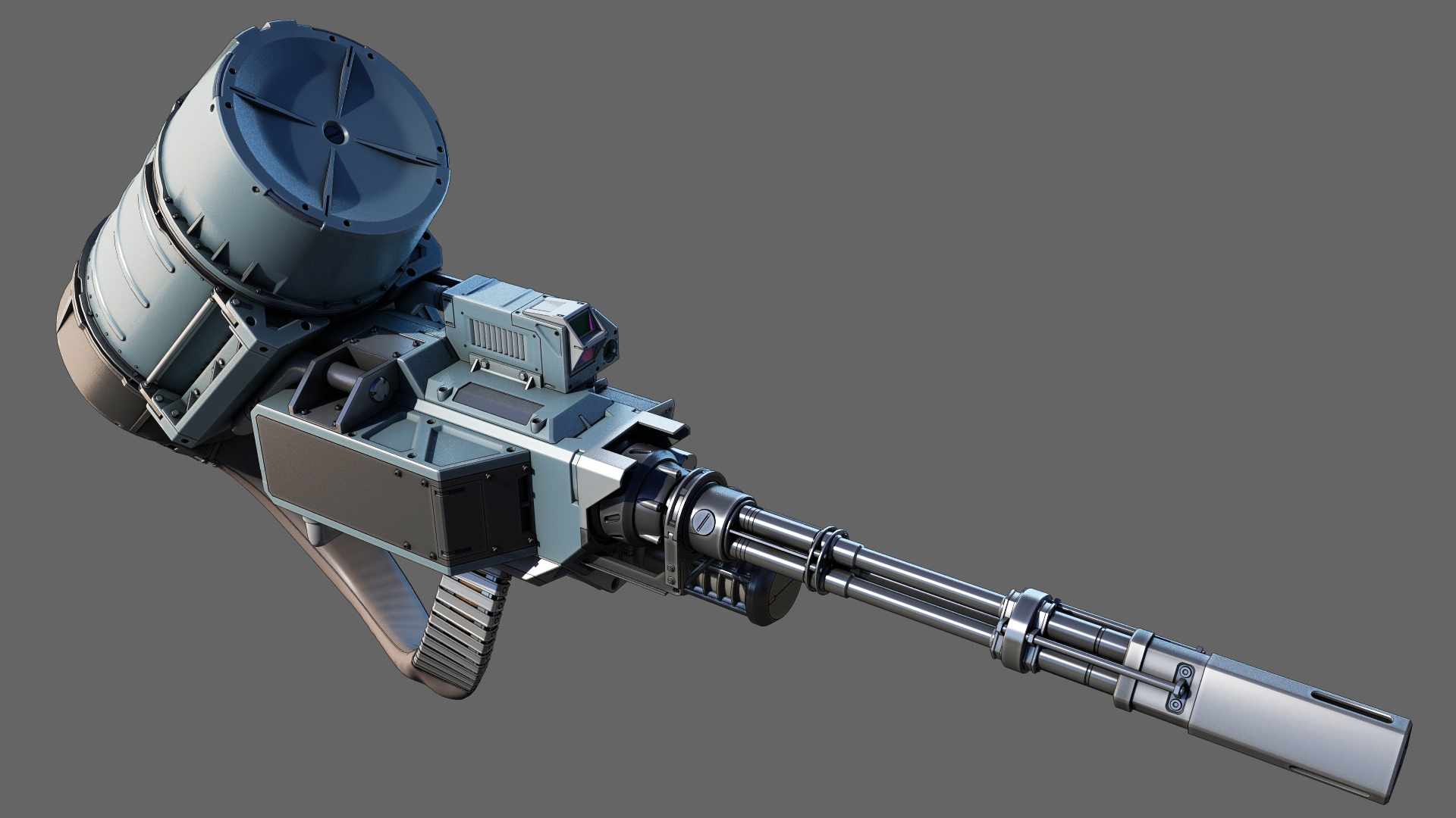 3d model gun