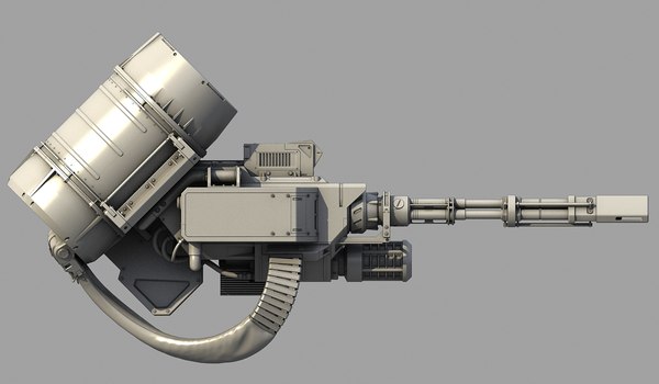 3d model gun