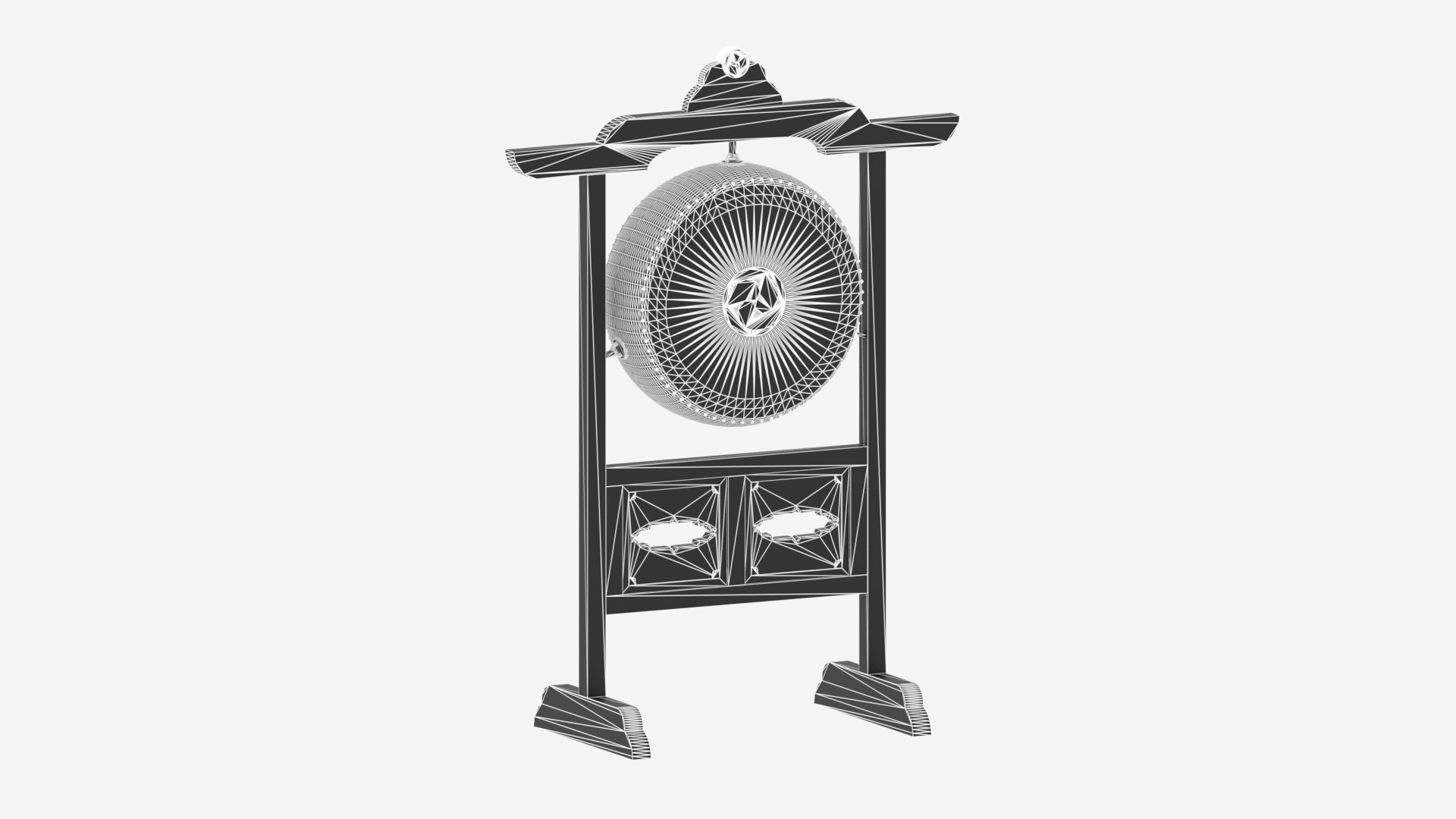 Korean Traditional Drum Buk Jwa-Go 3D Model - TurboSquid 2223579
