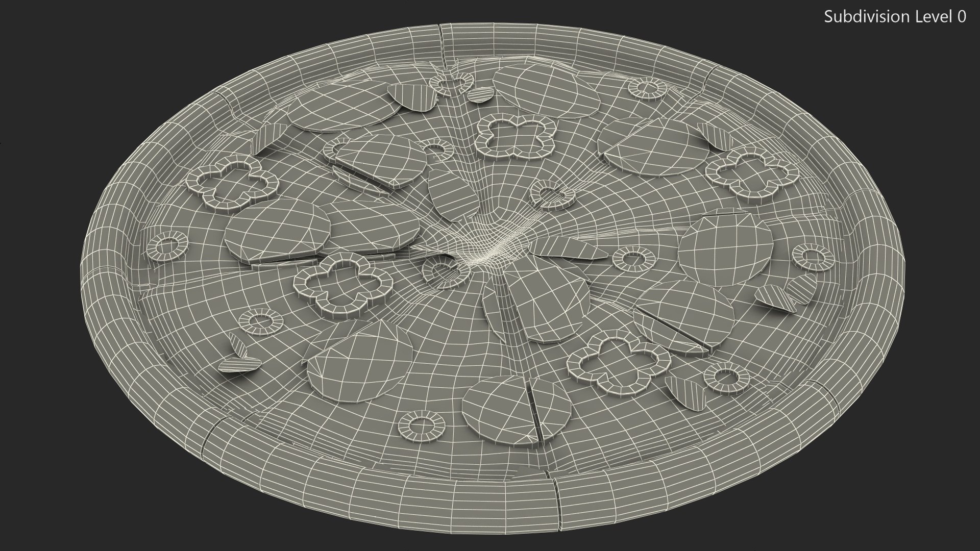 3D Cartoon Pizza Whole Sliced - TurboSquid 2045438