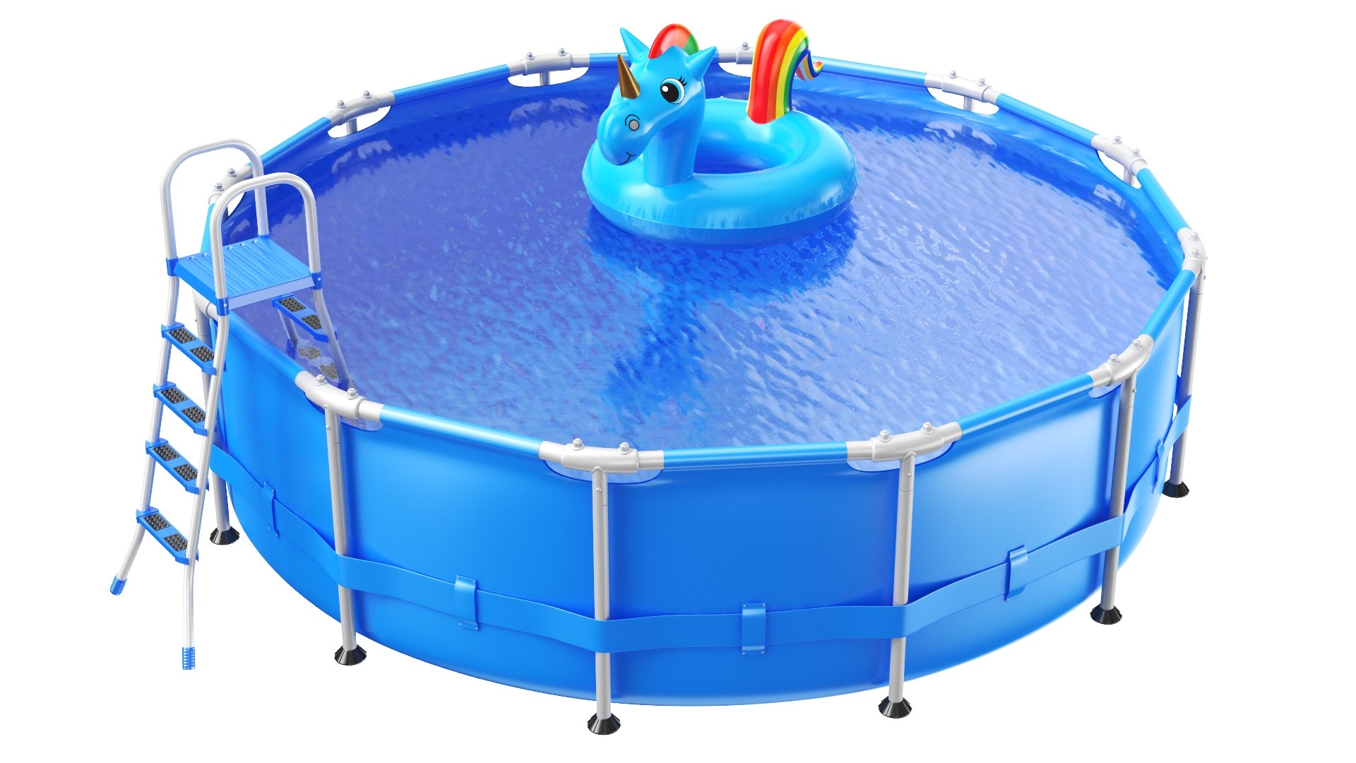 3D Inflatable Pool With Toy - TurboSquid 1944195