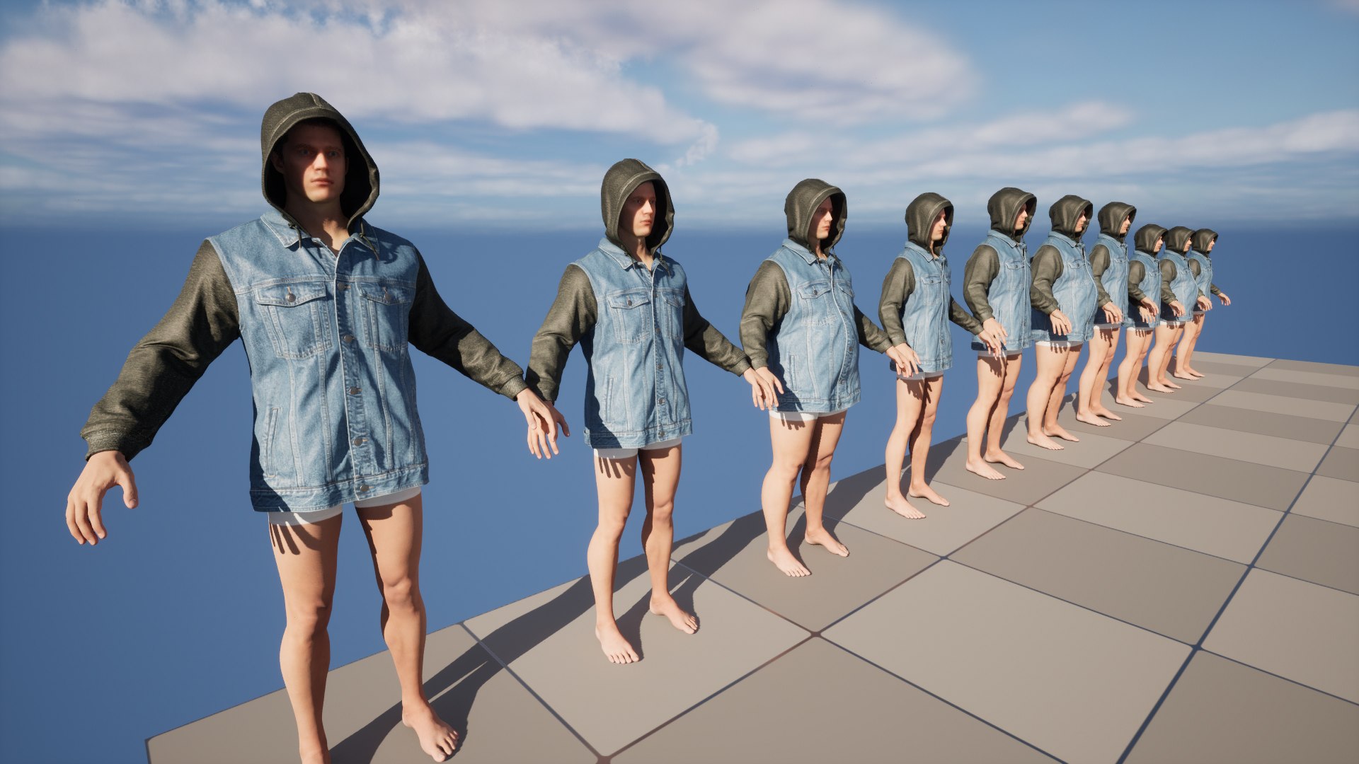 Jacket 173 - All MH Bodies UE5 Skeletons - Rigged 3D - TurboSquid 2321701