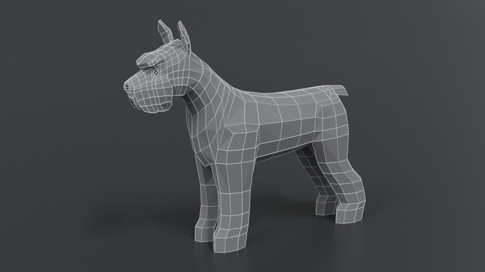 Standard Schnauzer Dog 3D - TurboSquid 1586645