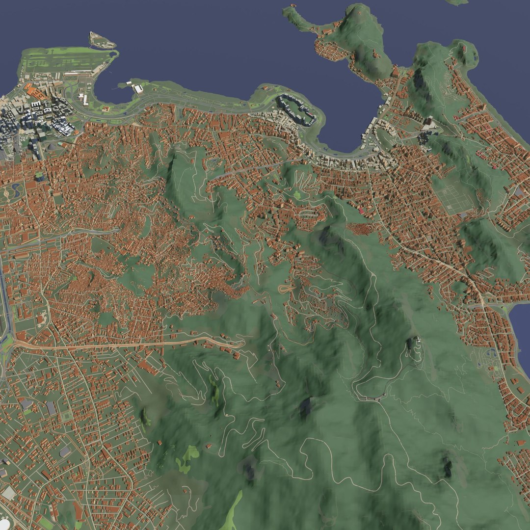 Rio De Janeiro Brazil - City And Urban 3D Model - TurboSquid 2221471