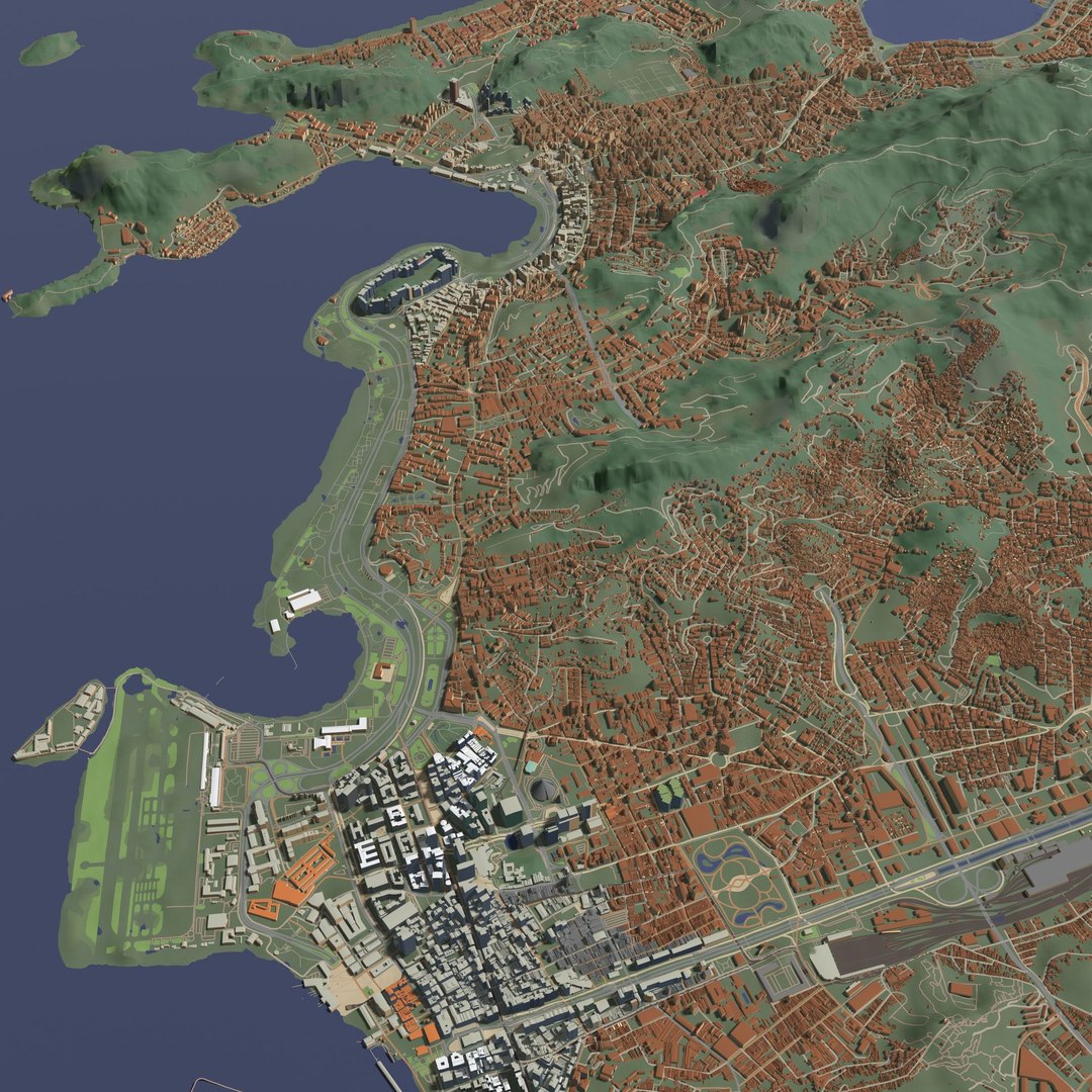 Rio De Janeiro Brazil - City And Urban 3D Model - TurboSquid 2221471