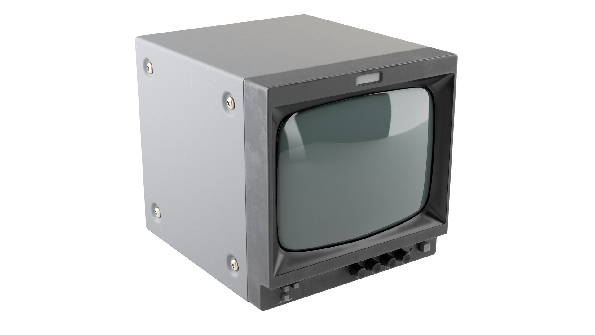 3D CRT Monitor Model - TurboSquid 2365557