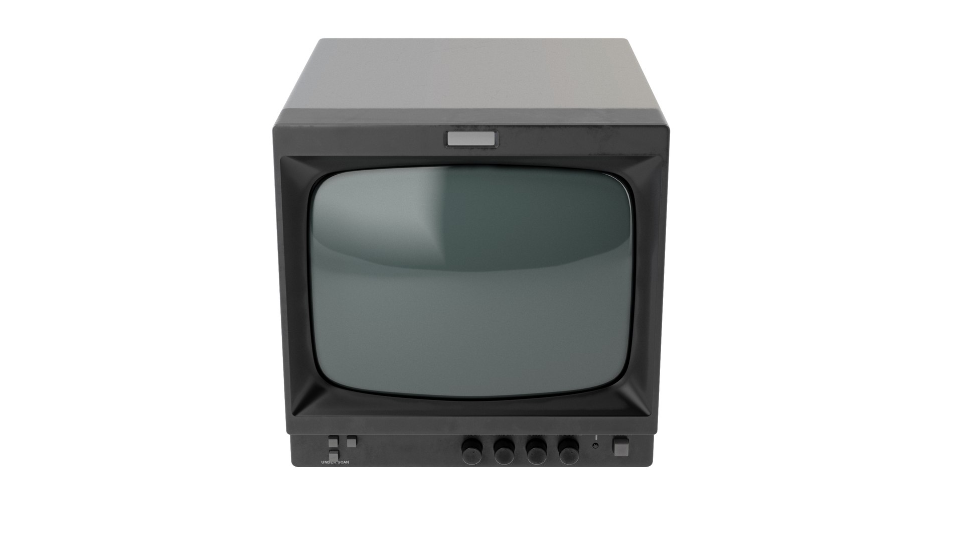 3D CRT Monitor Model - TurboSquid 2365557