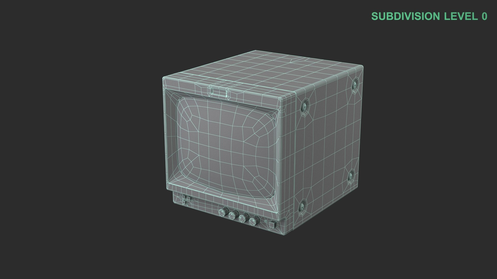 3D CRT Monitor Model - TurboSquid 2365557
