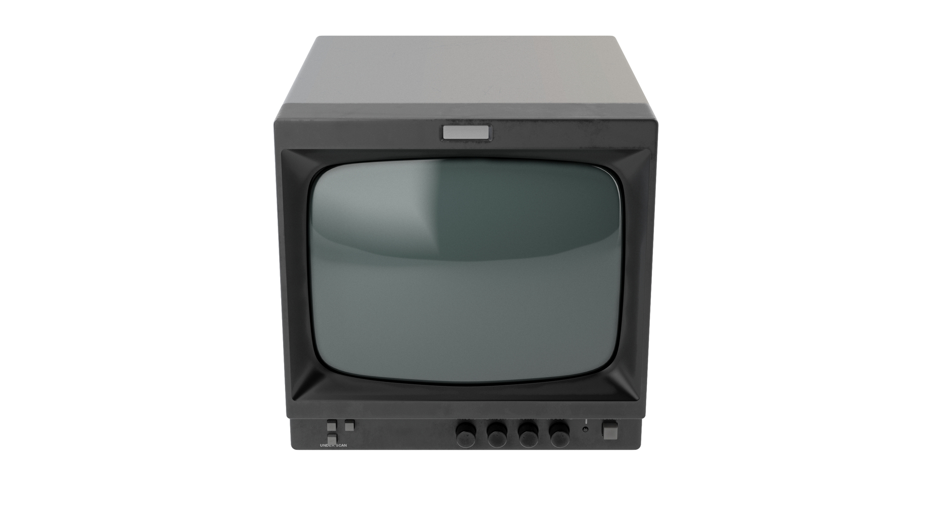3D CRT Monitor Model - TurboSquid 2365557