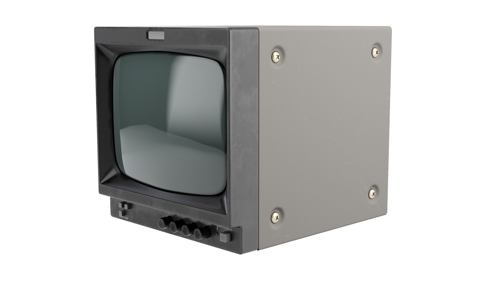 3D CRT Monitor Model - TurboSquid 2365557