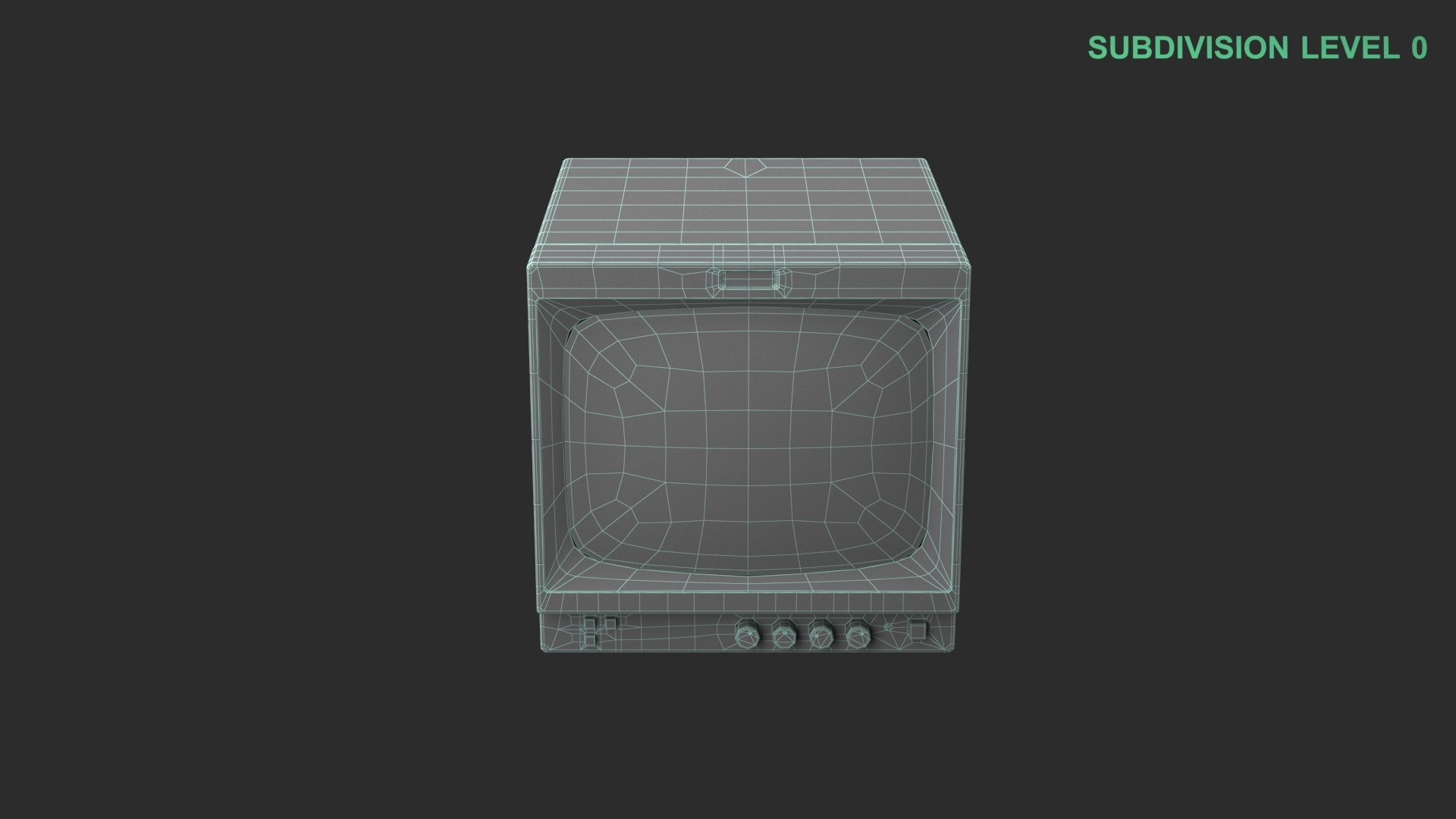 3D CRT Monitor Model - TurboSquid 2365557