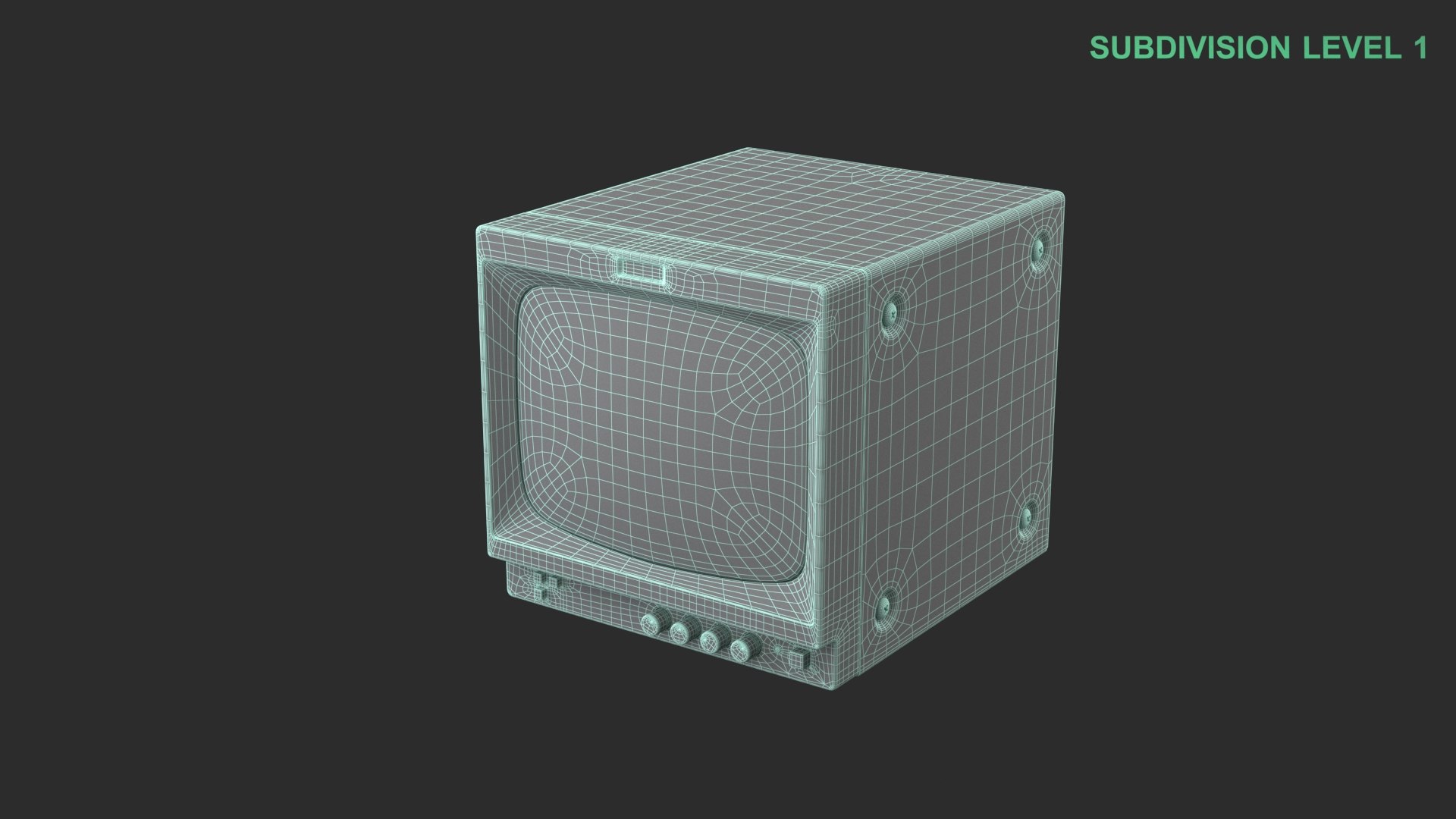 3D CRT Monitor Model - TurboSquid 2365557