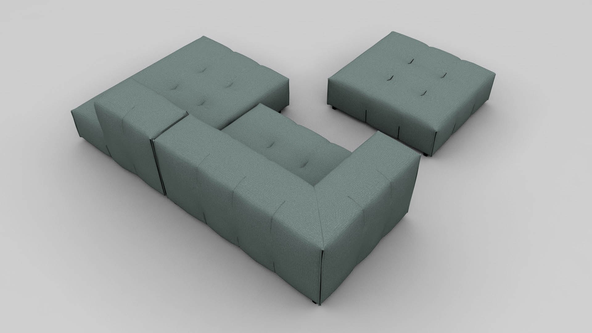 3D Tufty Too Sofa model - TurboSquid 1988477