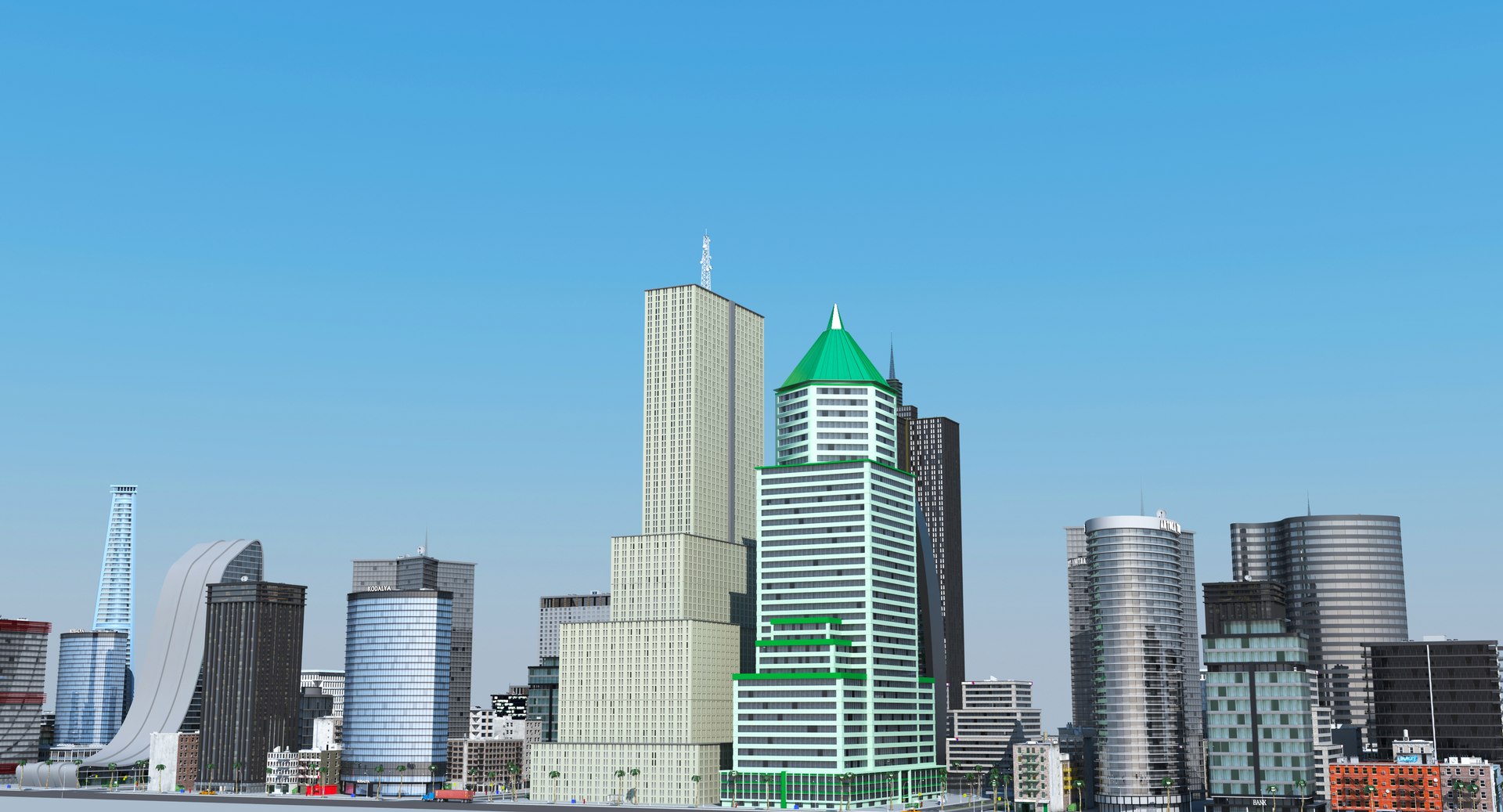 City a4 3D - TurboSquid 1412739
