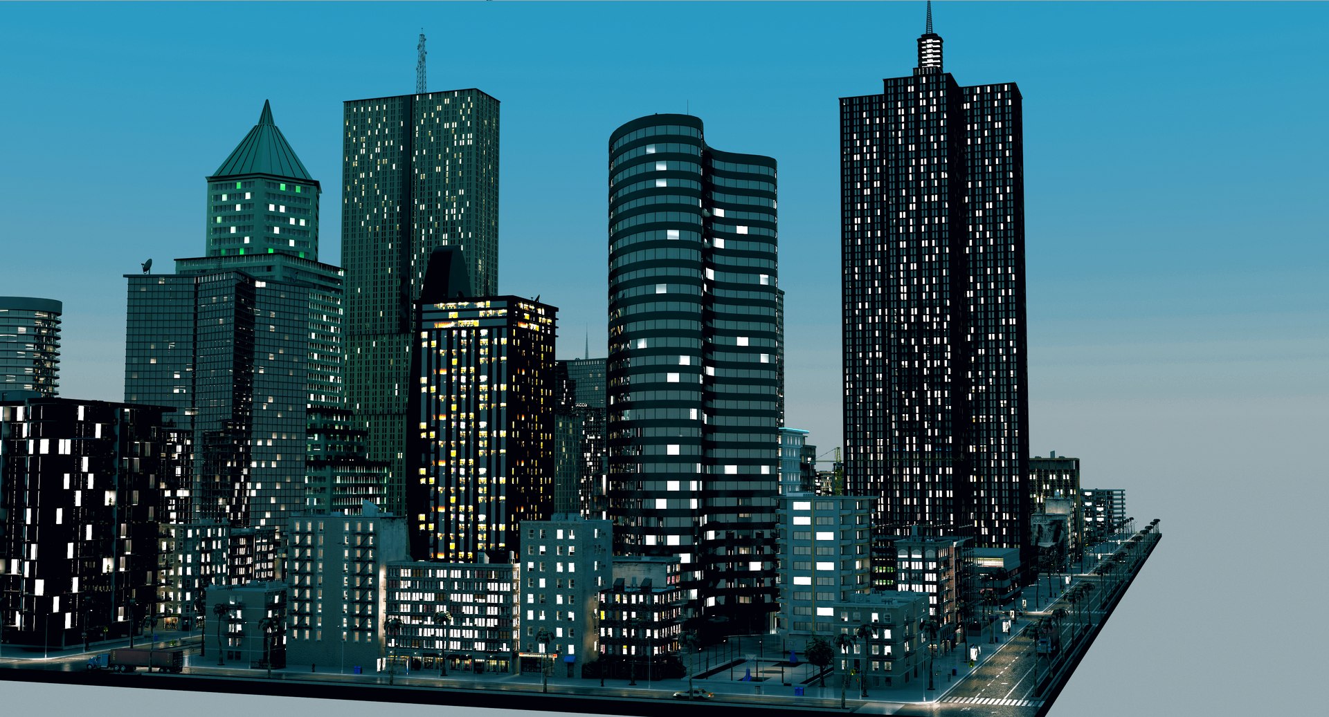 City a4 3D - TurboSquid 1412739