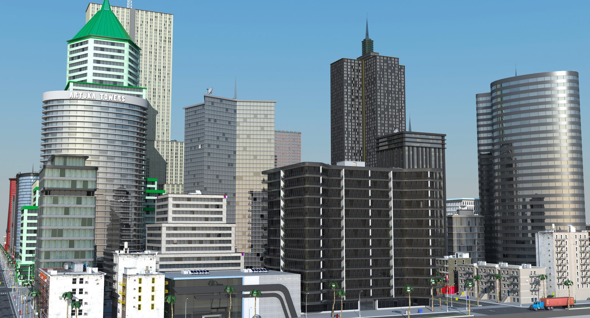 City a4 3D - TurboSquid 1412739