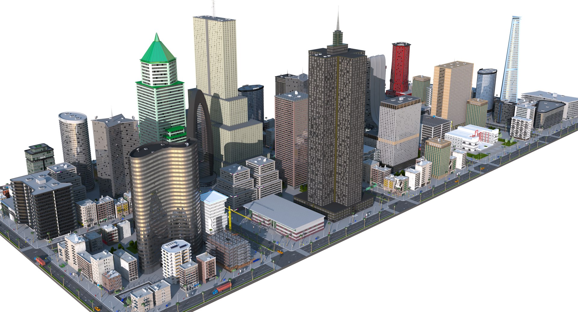City a4 3D - TurboSquid 1412739