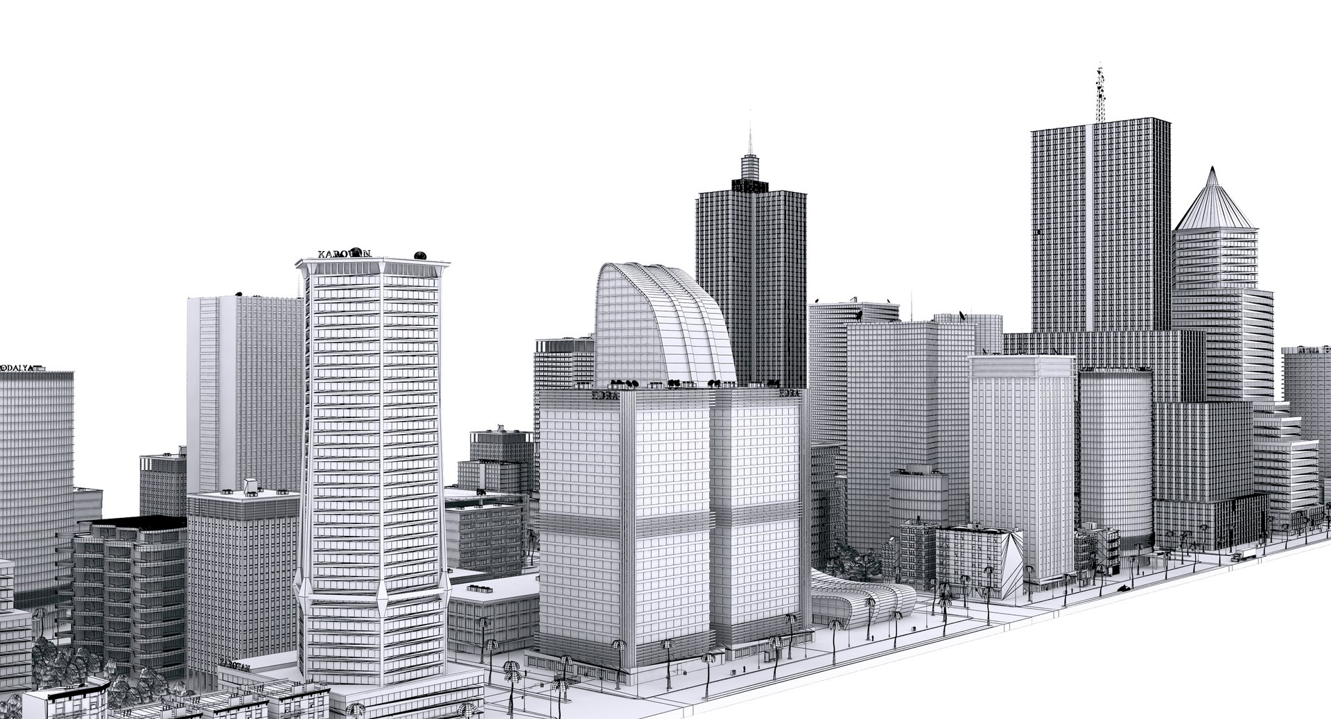 City a4 3D - TurboSquid 1412739