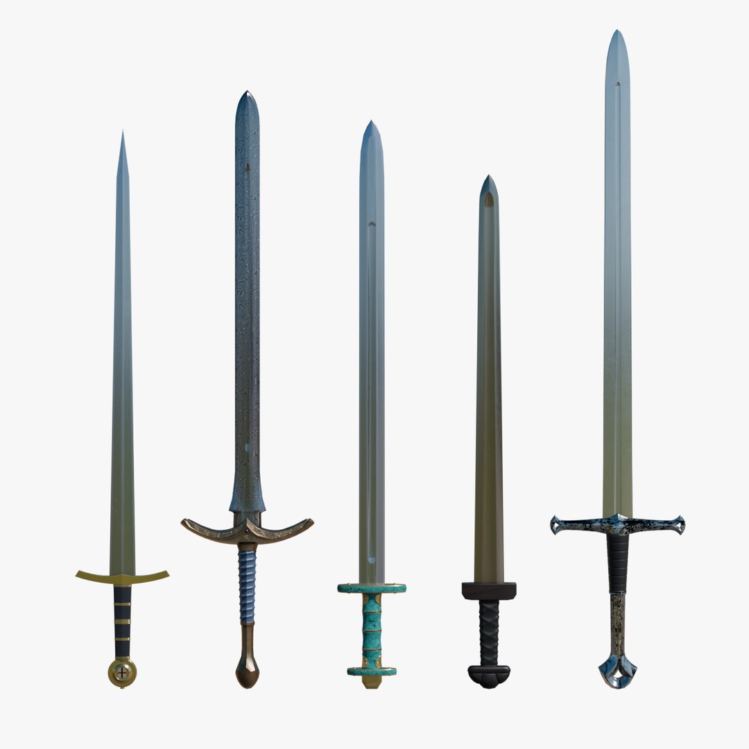 Medieval Sword Pack 3D Model - TurboSquid 2428513