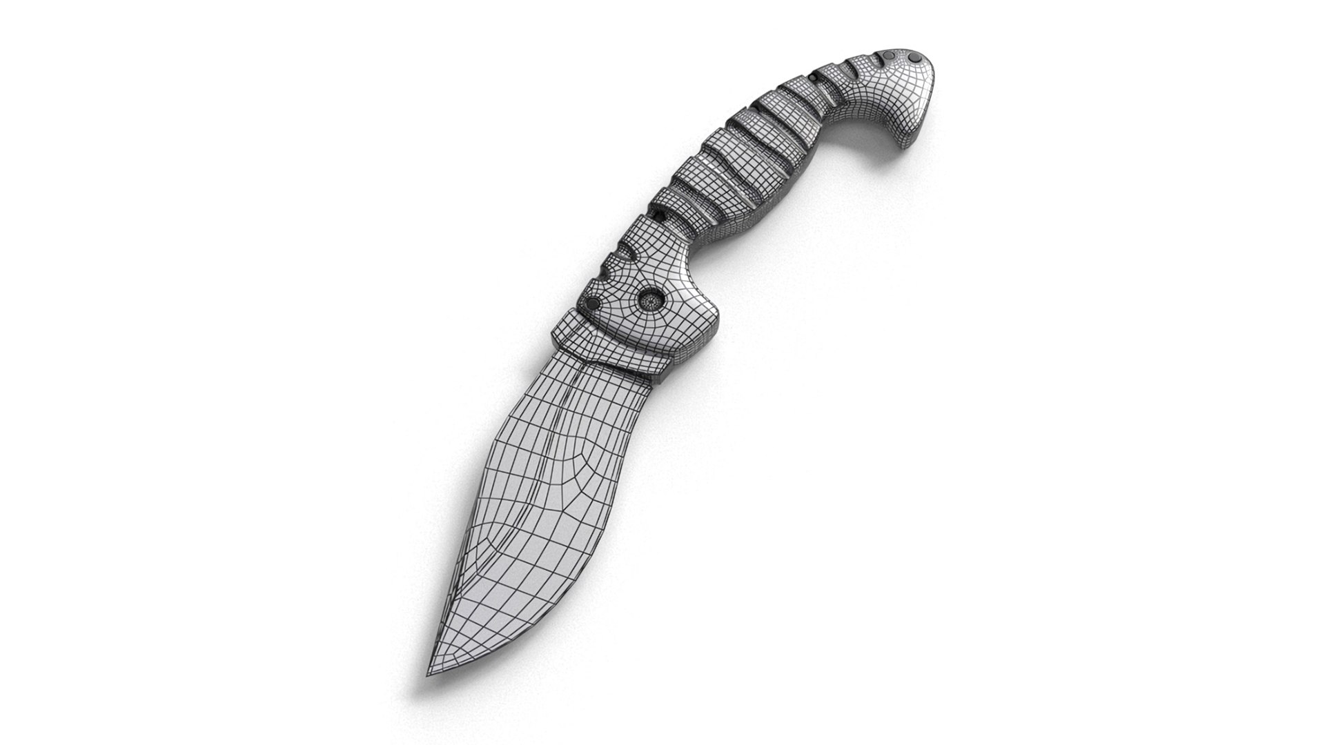3D Tactical Simple Knife Model - TurboSquid 2056816