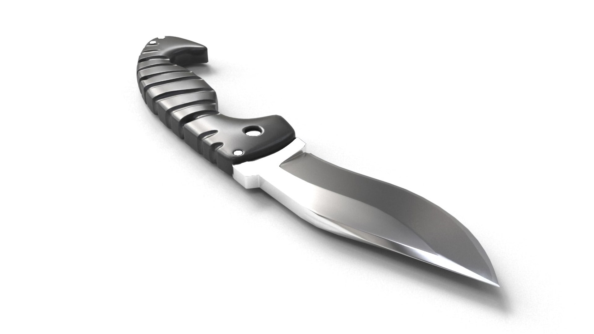 3D Tactical Simple Knife Model - TurboSquid 2056816