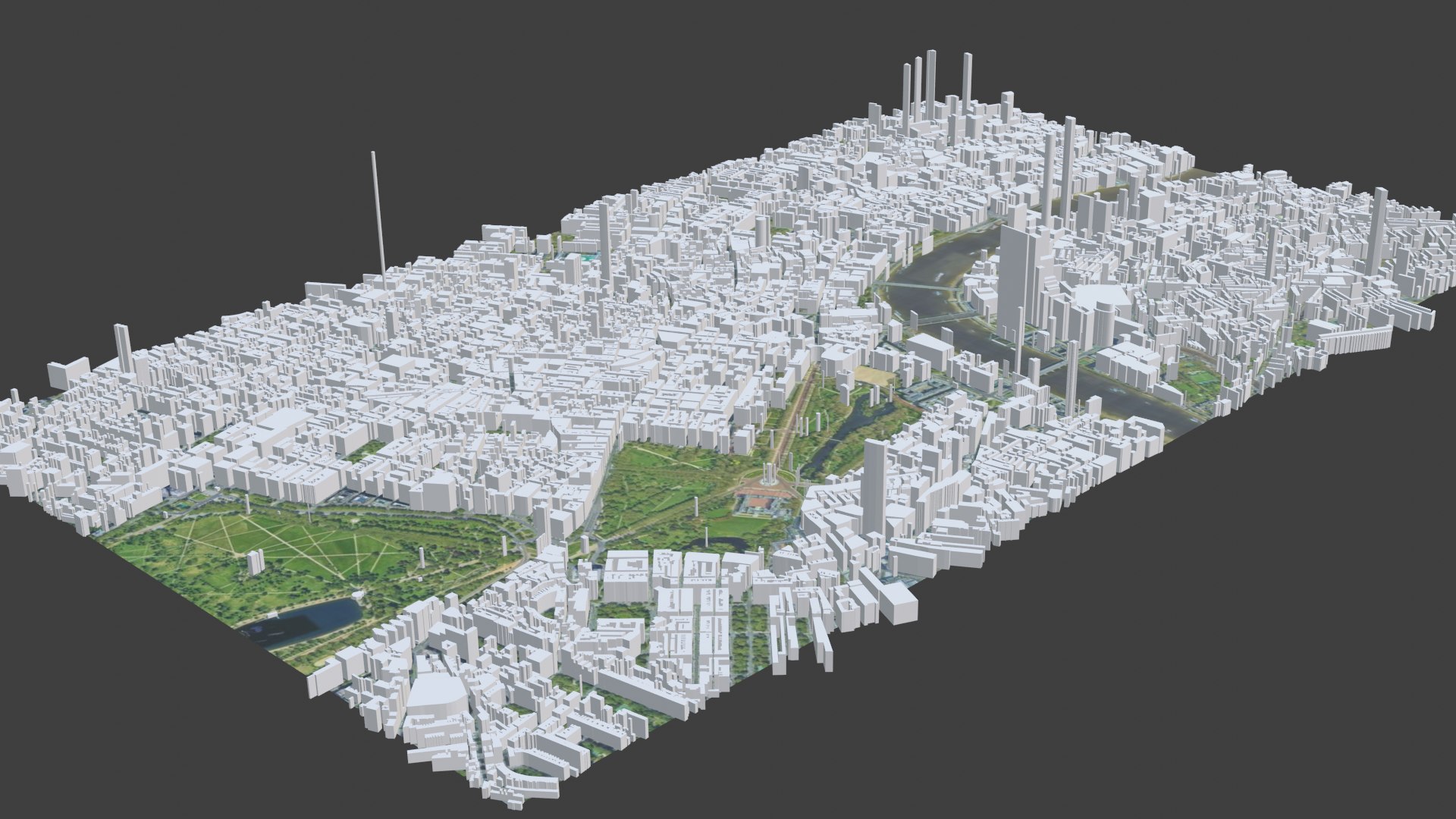 3D London City Model - TurboSquid 1902240
