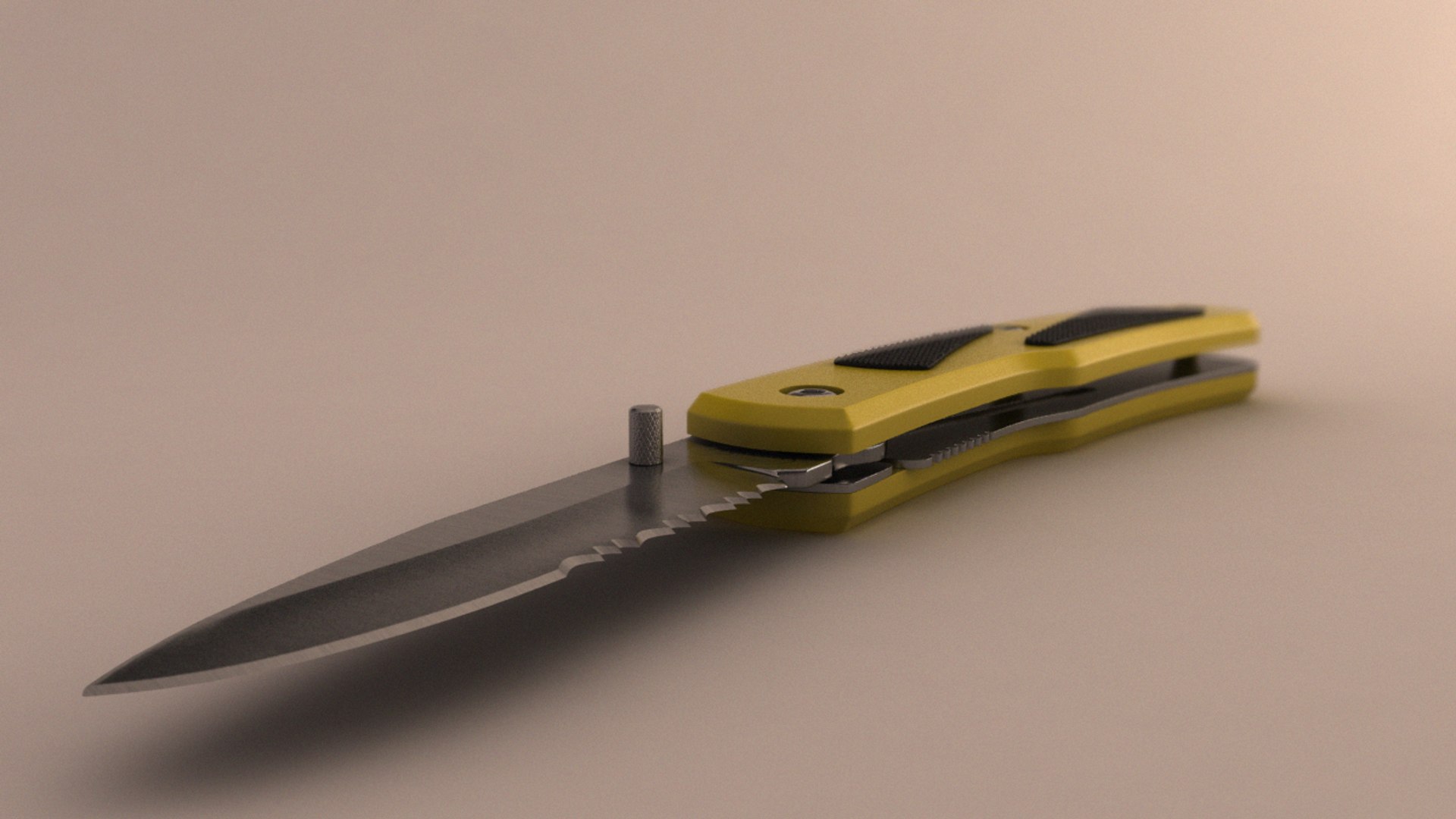 3d pocket knife model