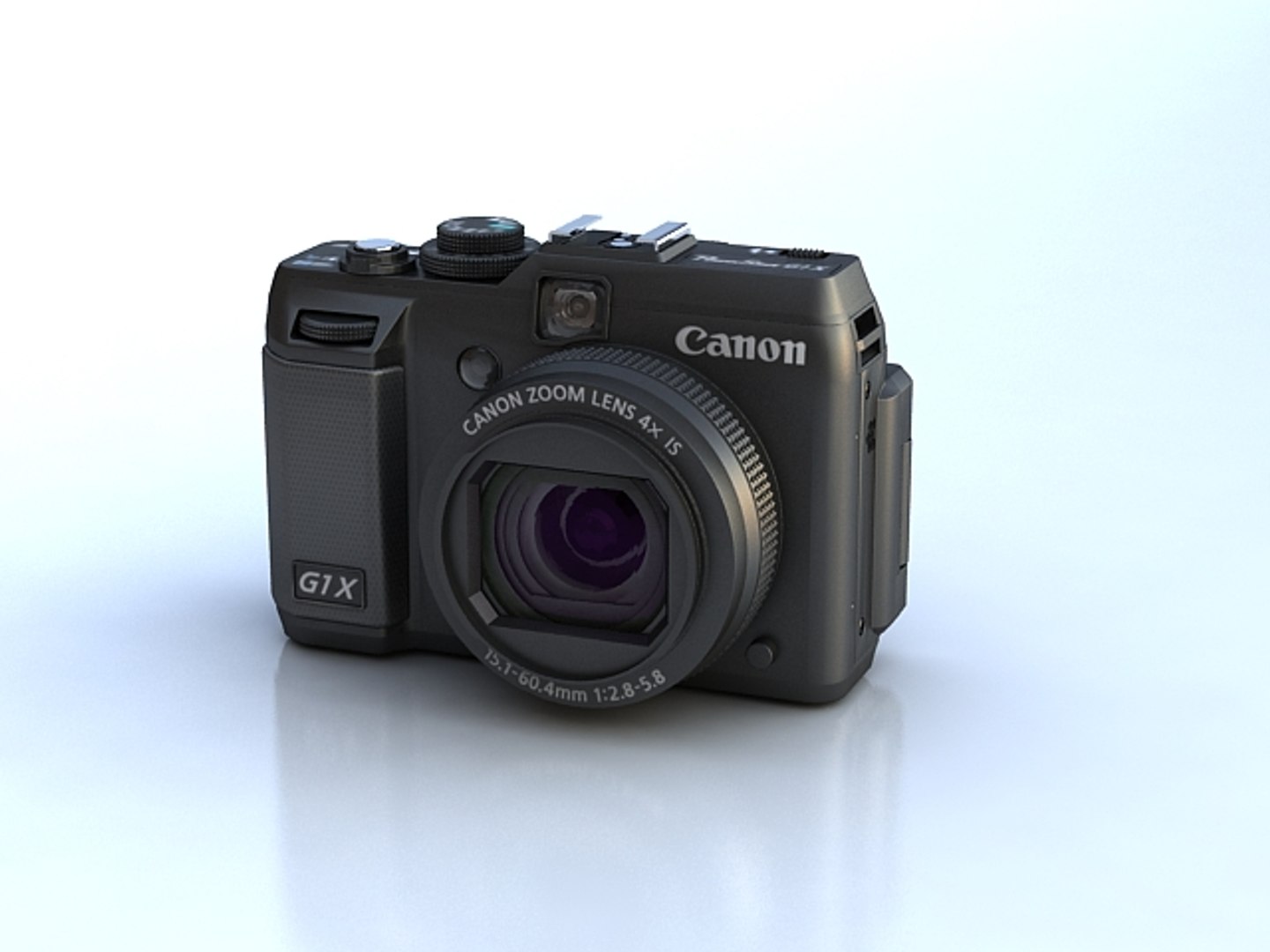canon g1 x digital camera 3d model