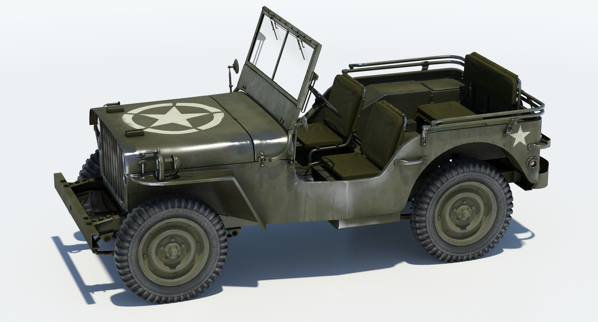 willys jeep 3d model