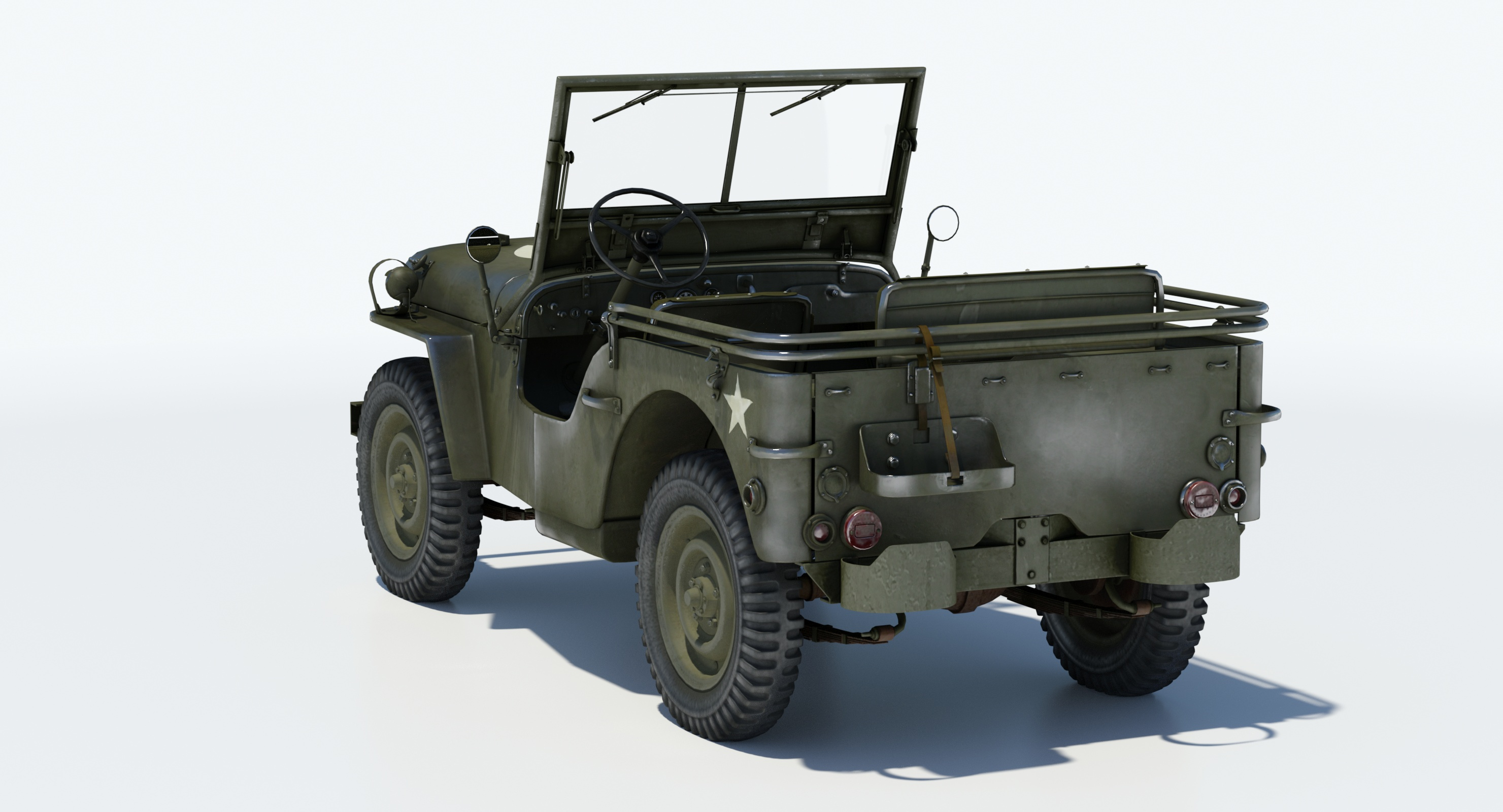 willys jeep 3d model