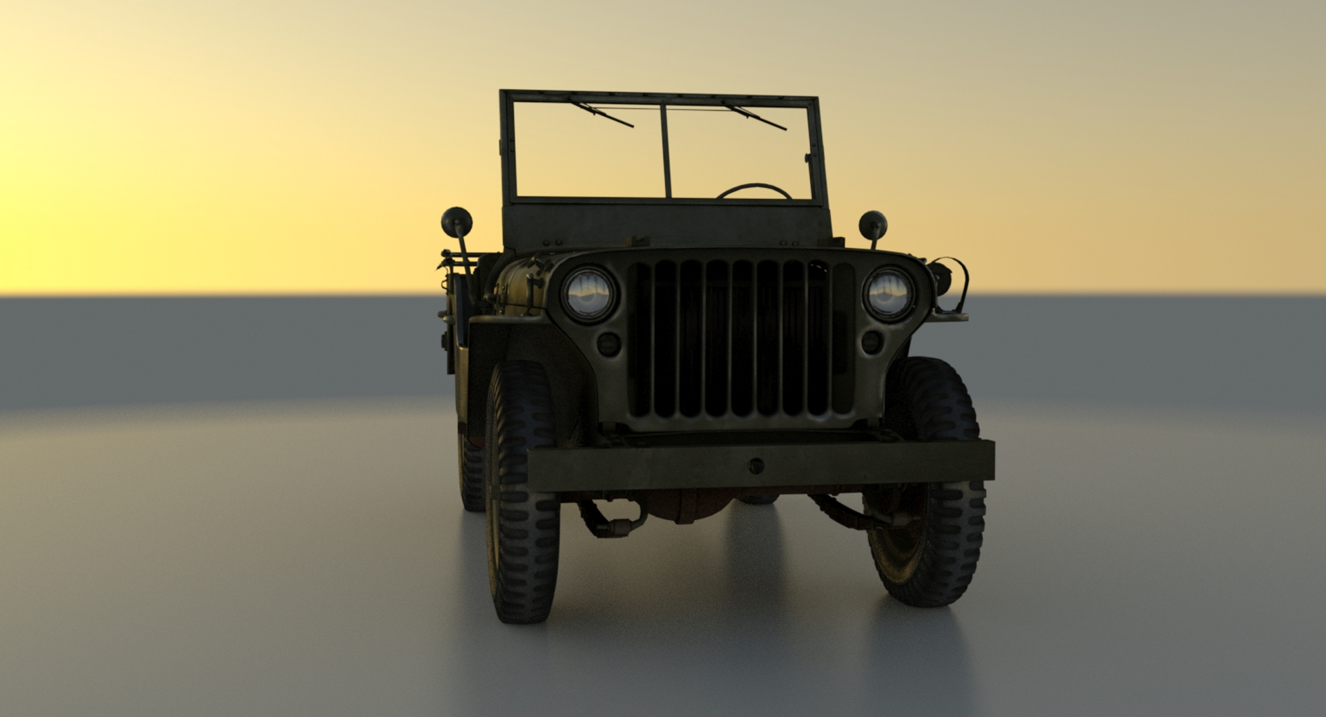 Willys Jeep 3d Model