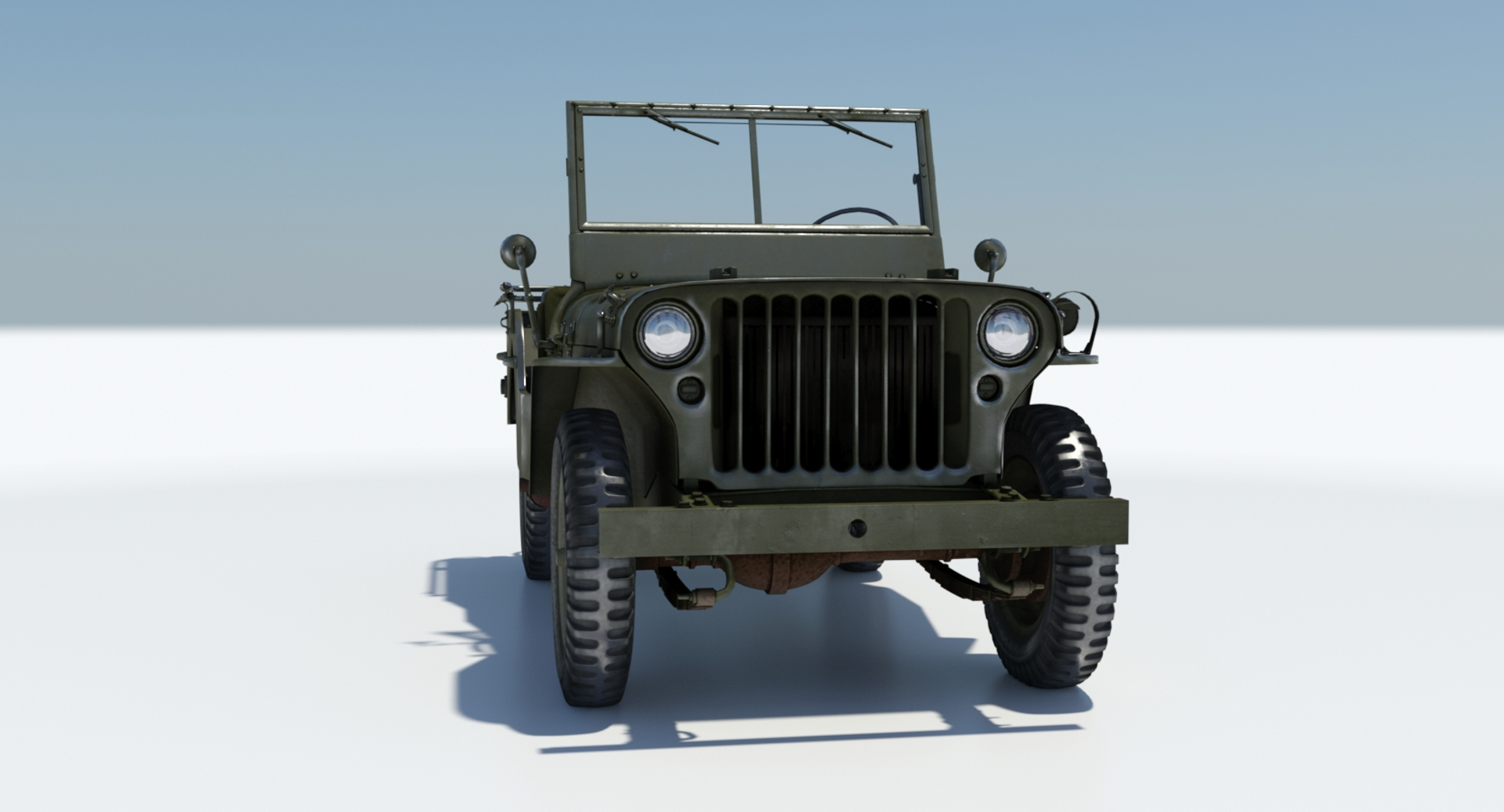 Willys Jeep 3d Model