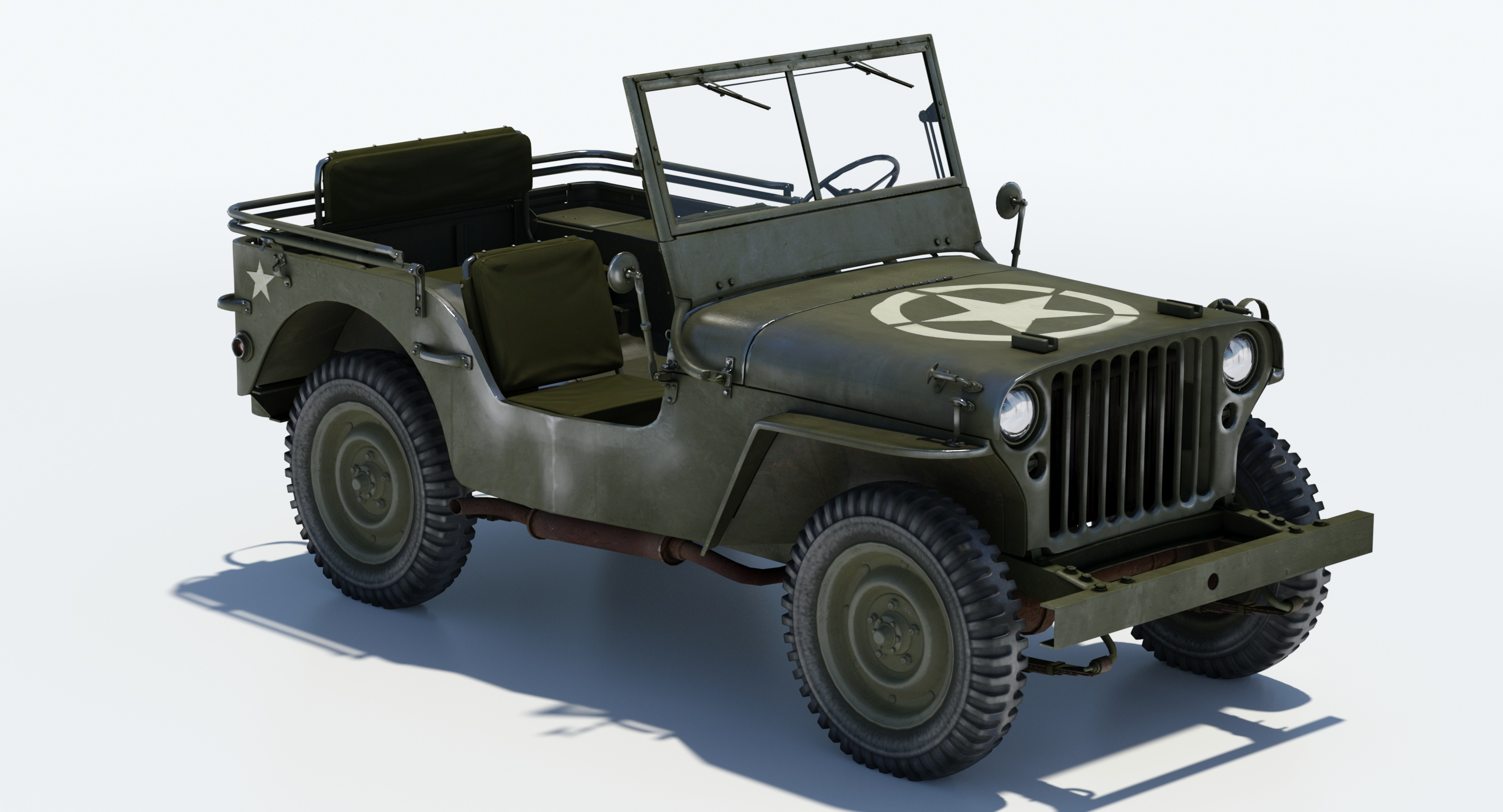 willys jeep 3d model