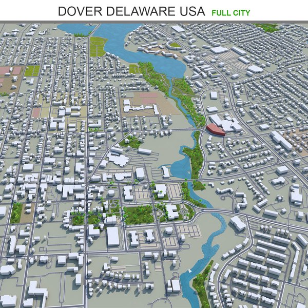 modelo 3d Dover Delaware Estados Unidos - TurboSquid 1720090