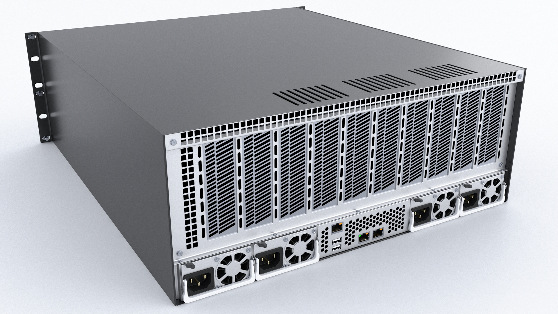 Server 4u gpu model - TurboSquid 1653808