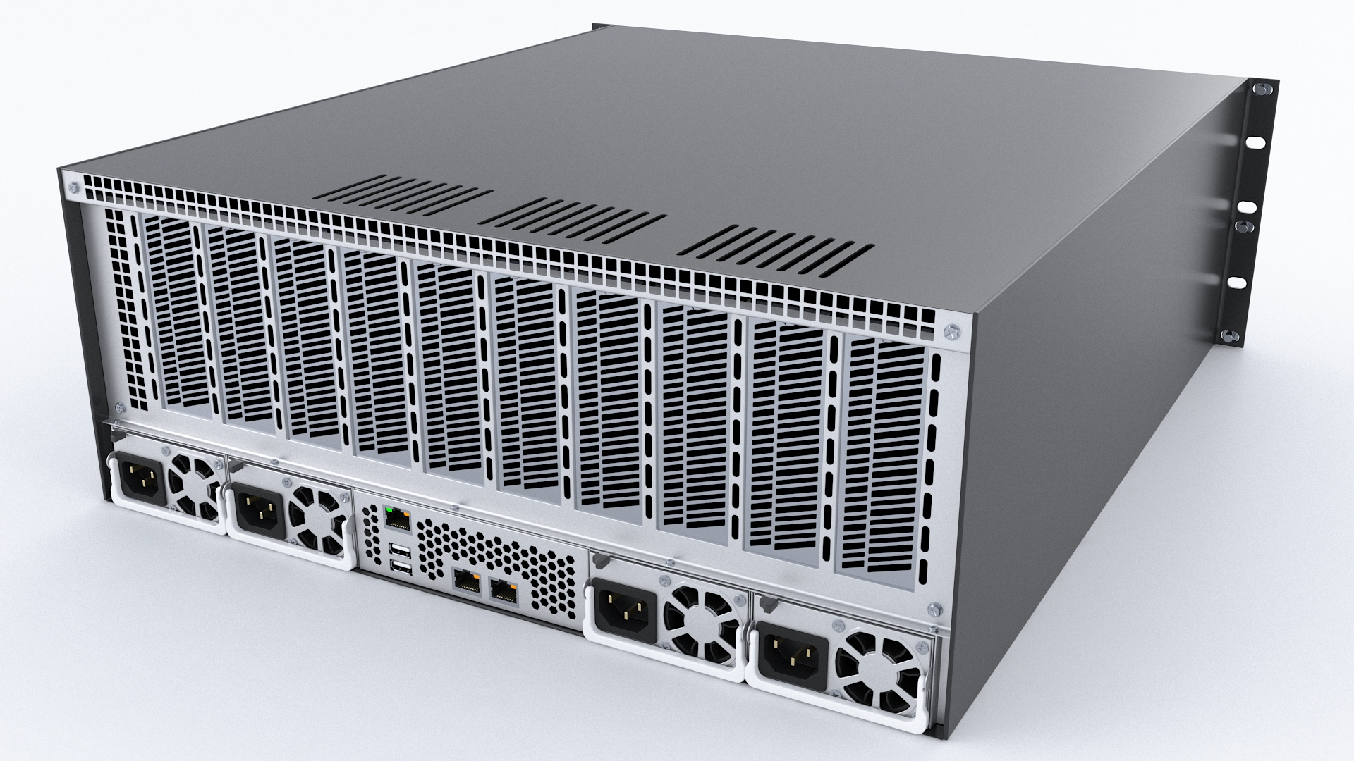 Server 4u gpu model - TurboSquid 1653808