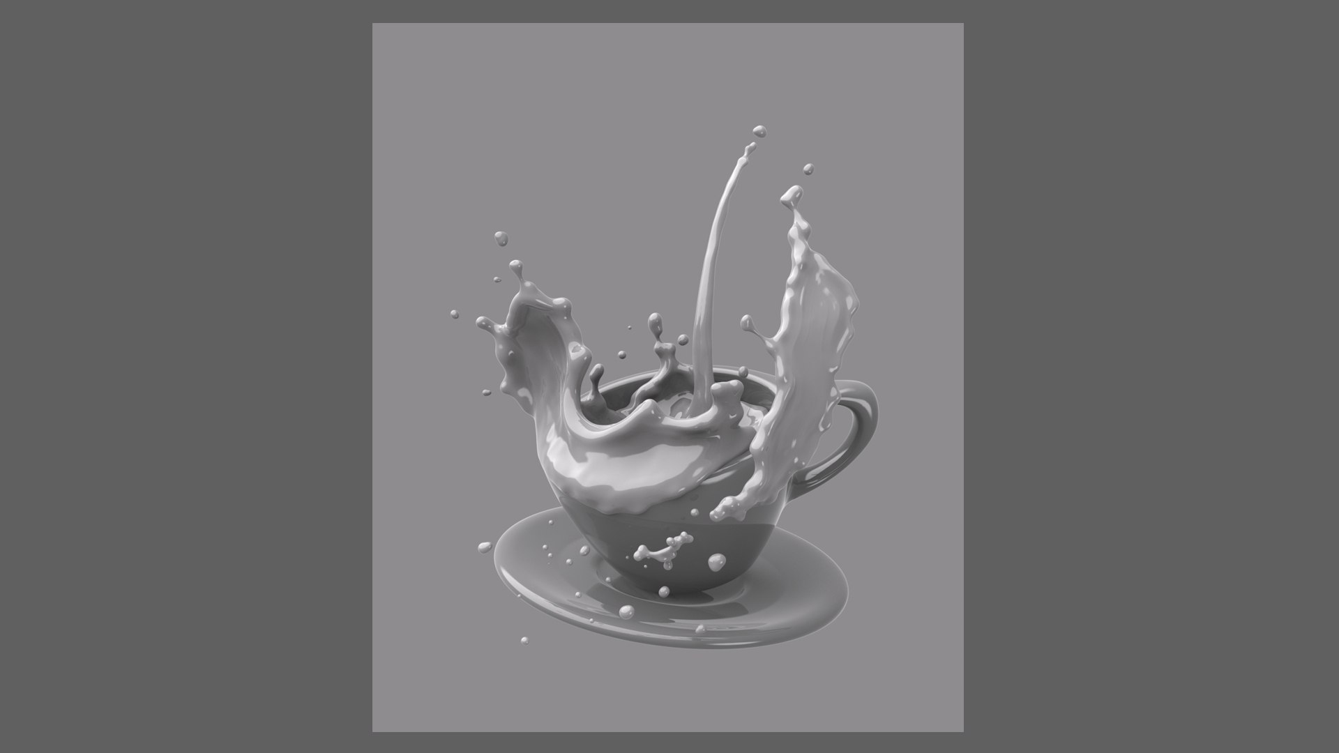 3D Coffee Splash Model - TurboSquid 1846131