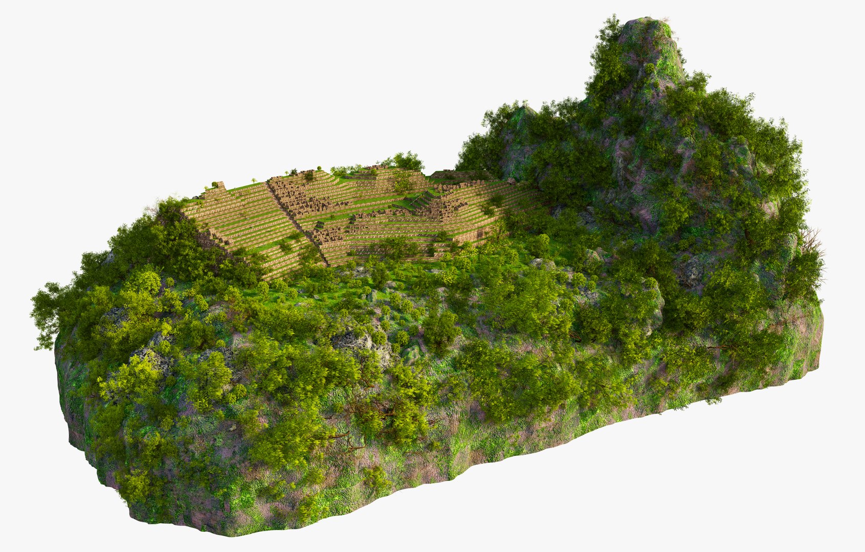Machu Picchu Model 3D Model - TurboSquid 2415388