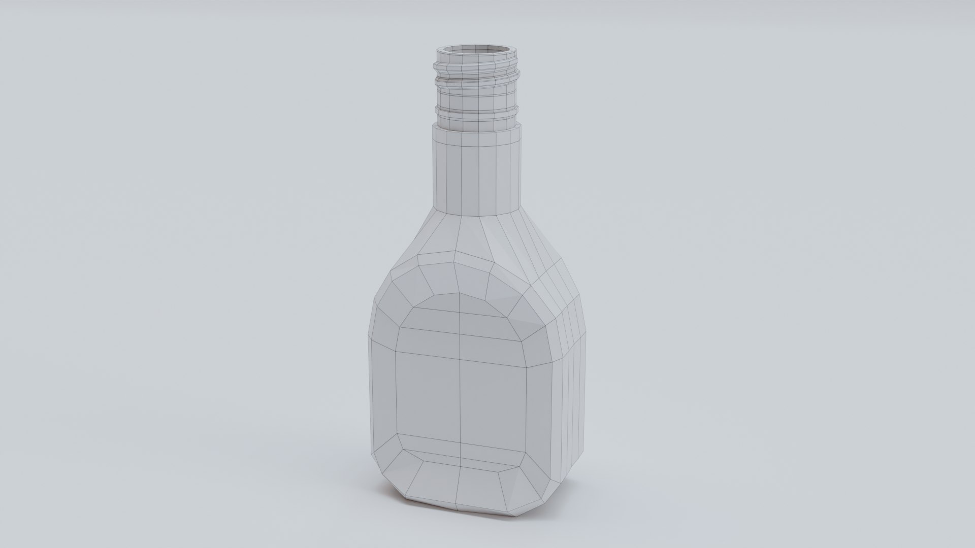 3D White Banjo Sauce Bottle - TurboSquid 2156825