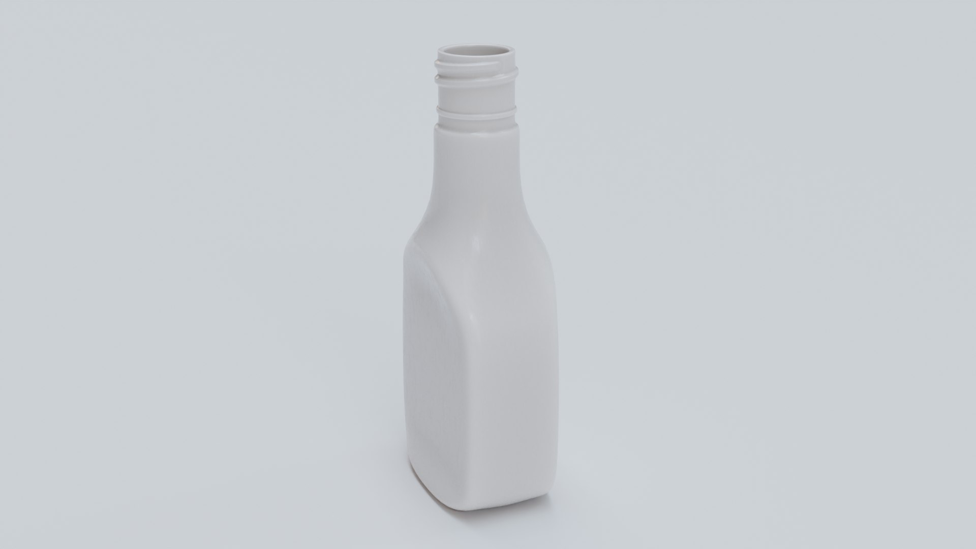 3D White Banjo Sauce Bottle - TurboSquid 2156825