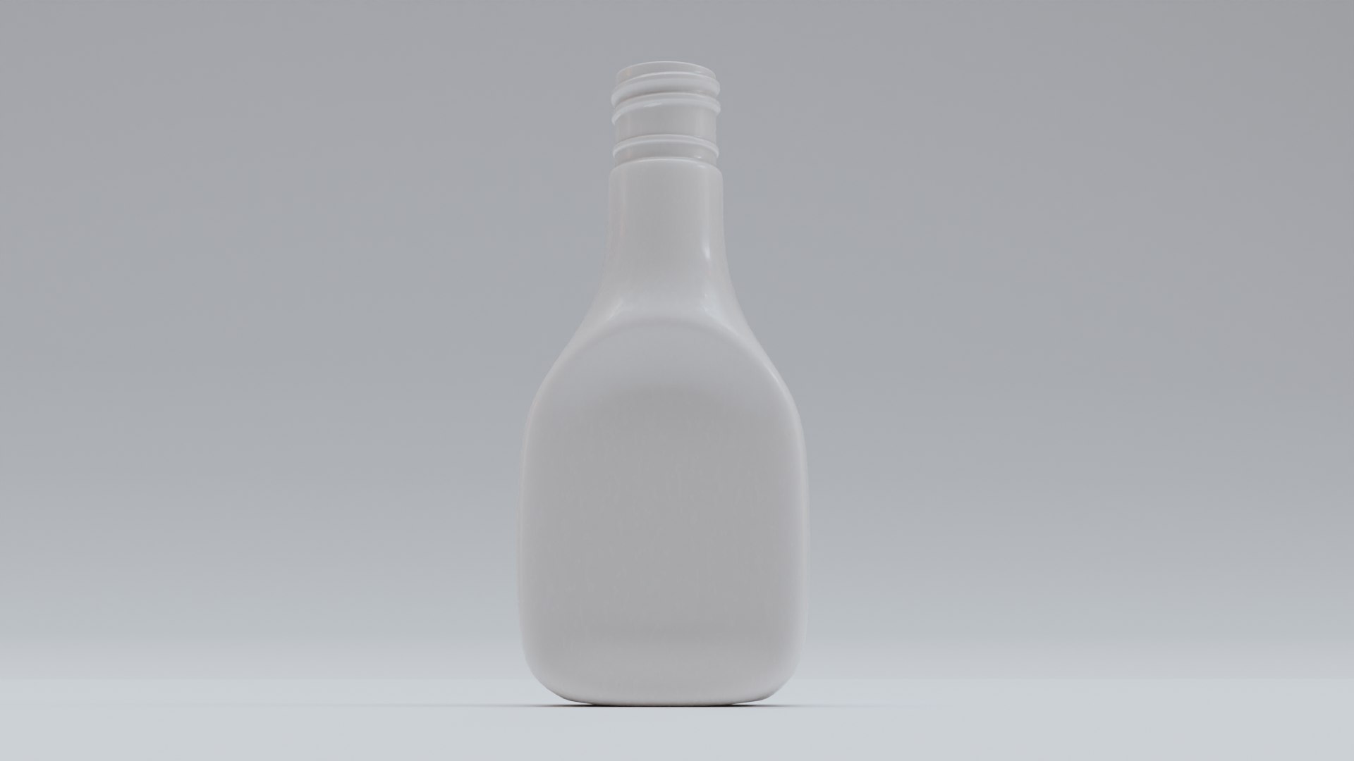 3D White Banjo Sauce Bottle - TurboSquid 2156825