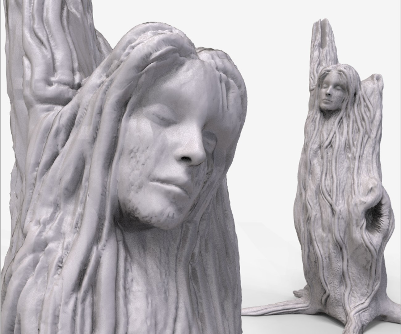 3D lady tree - TurboSquid 1292534