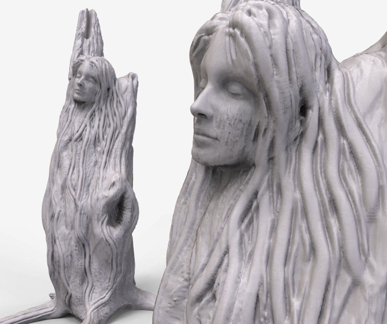 3D lady tree - TurboSquid 1292534
