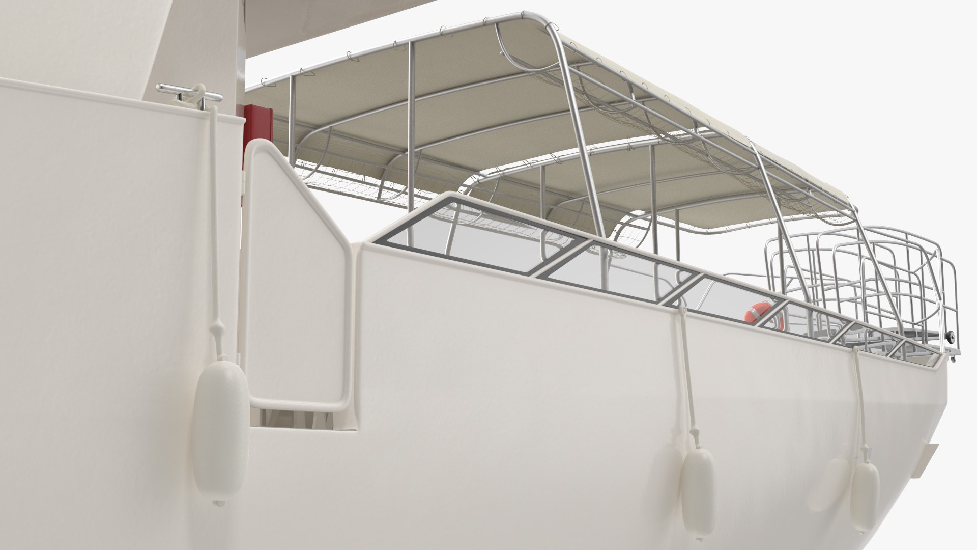 3D model Excursion Boat White - TurboSquid 1744155