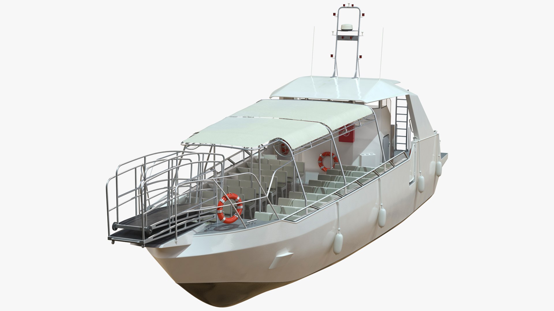 Excursion Boats Collection Model - TurboSquid 2388917