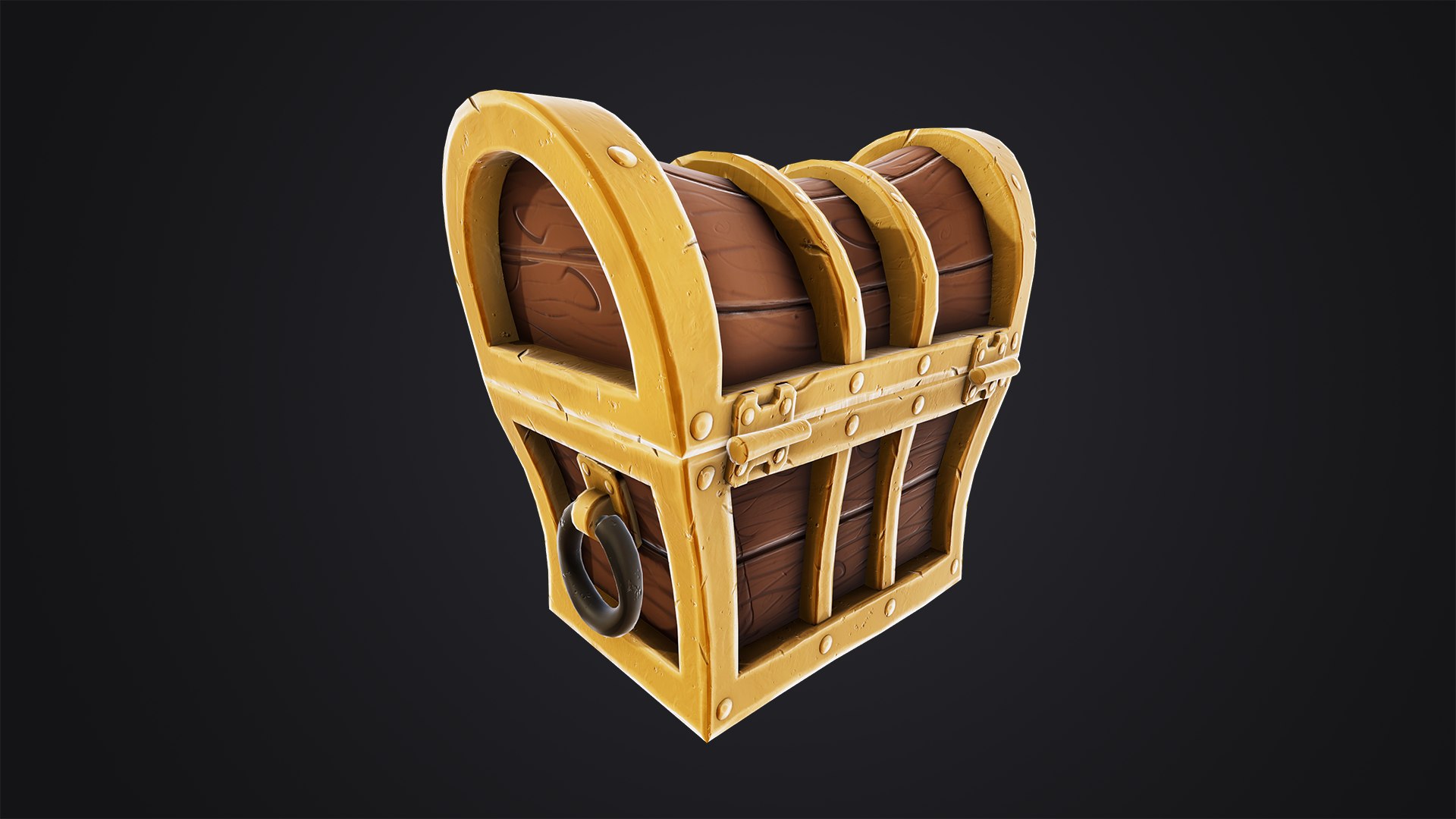 3D Stylized Chest - TurboSquid 1713000