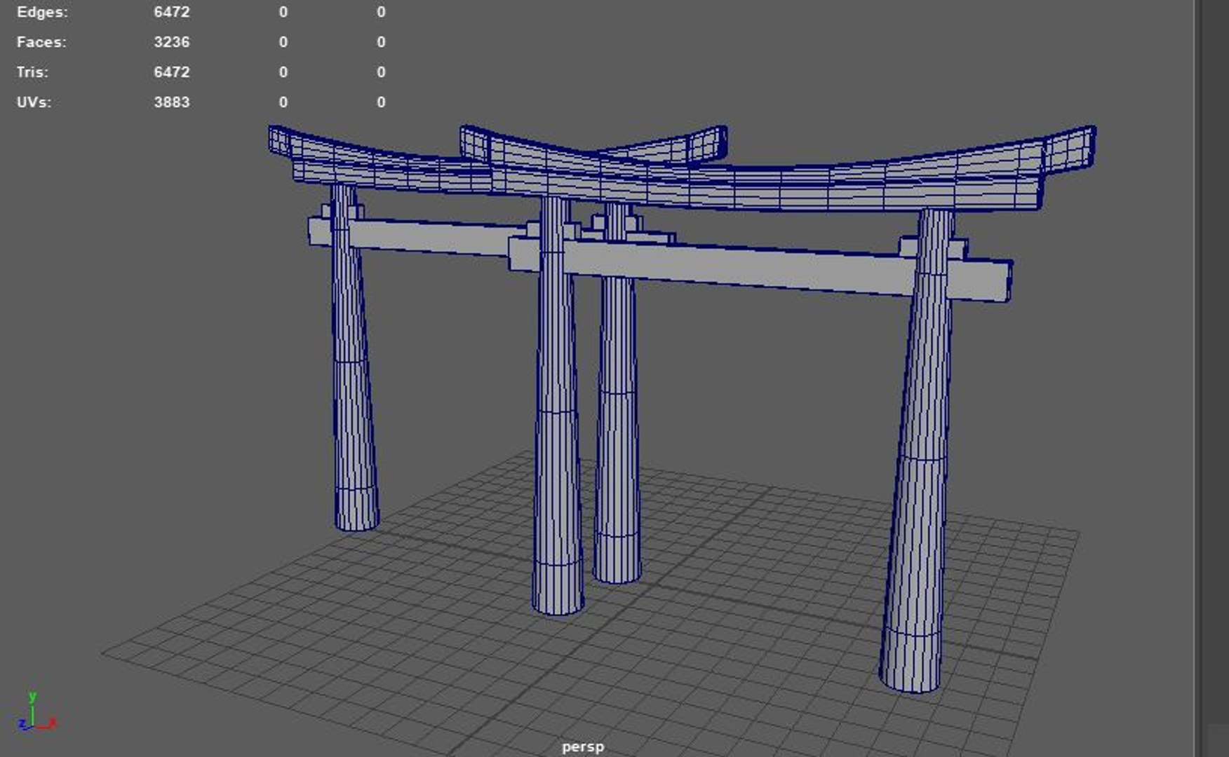 3D Torii Gate 3D Model Model - TurboSquid 2331784