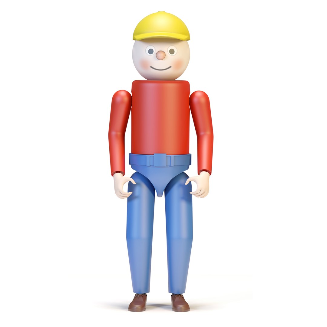 Toy Character 3d Model