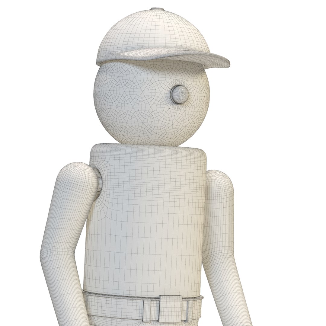 Toy Character 3d Model