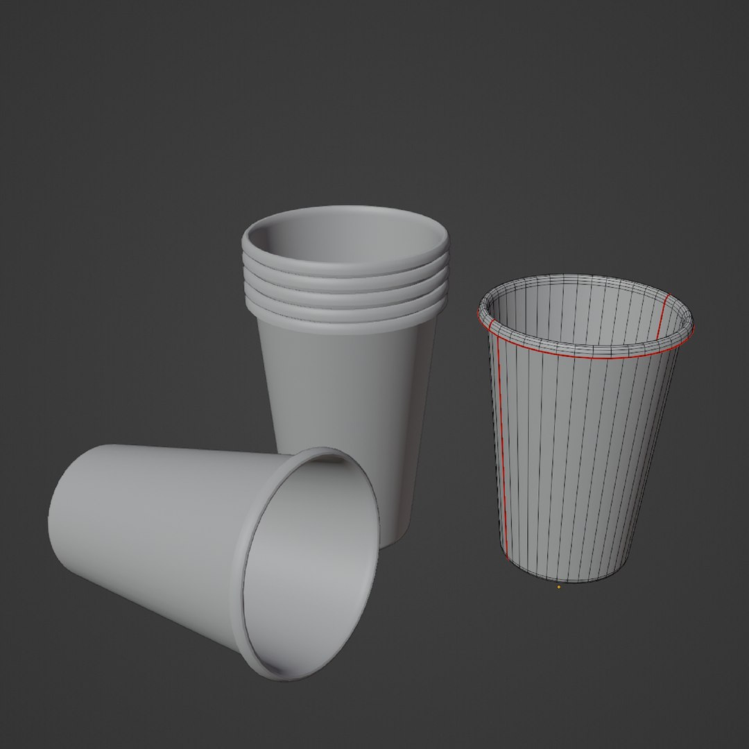 Paper Cup 03 3D Model - TurboSquid 2309288